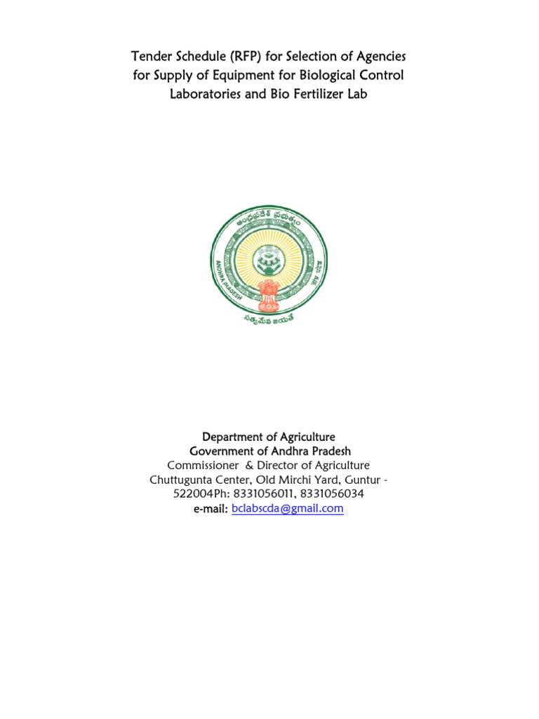 Bclab RFP | PDF | Pesticide | Auction