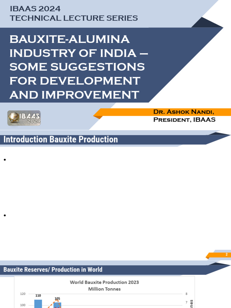 Lecture 1 - IBAAS 2024 Series Presentation - Dr. Ashok Nandi | PDF | Mining