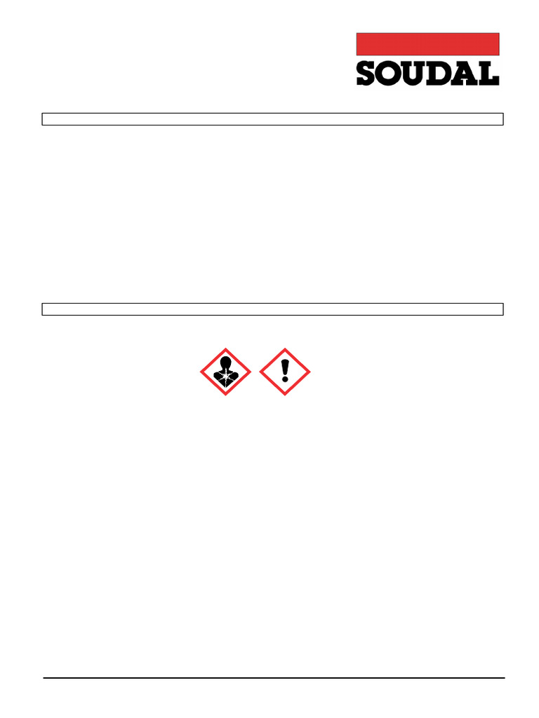 Sds Soudal Purocol Express | PDF | Toxicity | Personal Protective Equipment