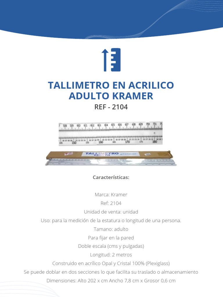 8B - Tallimetro - Kramer | PDF