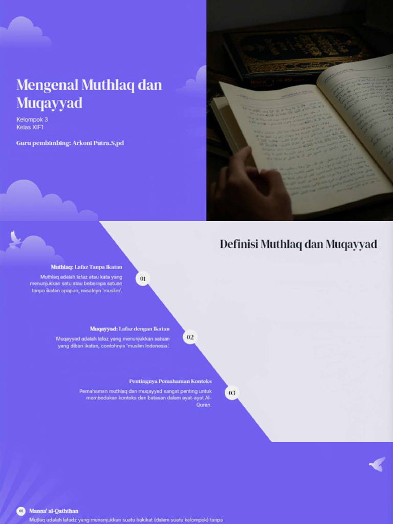 Mutlaq Dan Muqayyad-1 | PDF