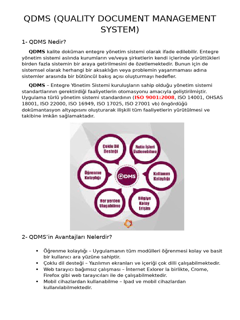 QDMS Araştırma Raporu | PDF