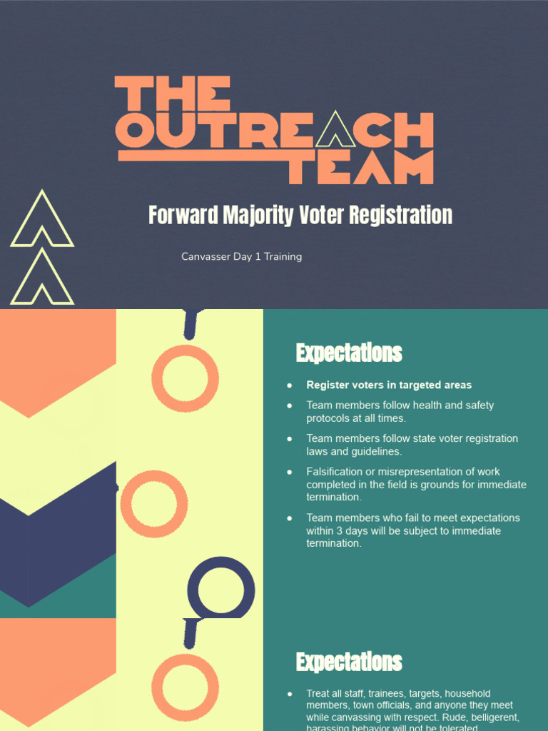 AZ Canvasser Day 1 Training - Updated | PDF