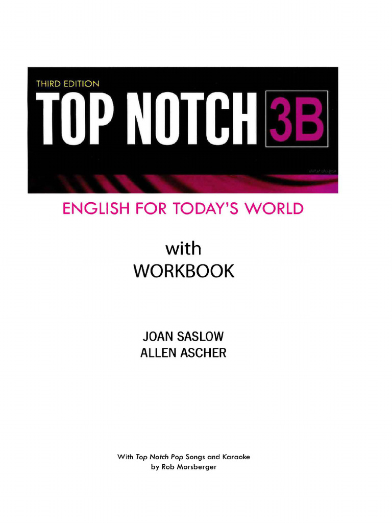 Top Notch Top Notch 3rd Edition 3B With Workbook PDF | PDF