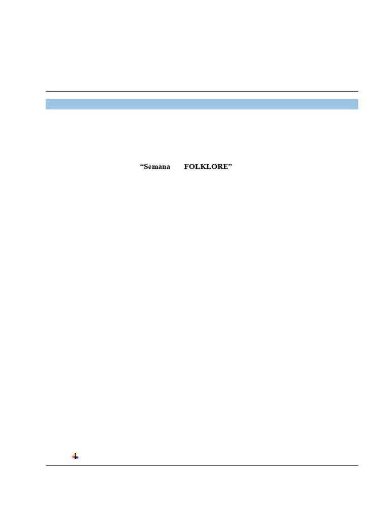 Proyecto Dia Del Folklore-2024-Ok | PDF | Folklore