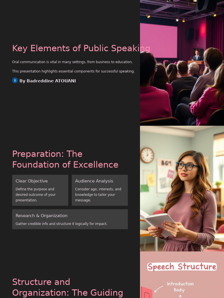 Mastering Public Speaking Essentials | PDF | Communication | Body Language