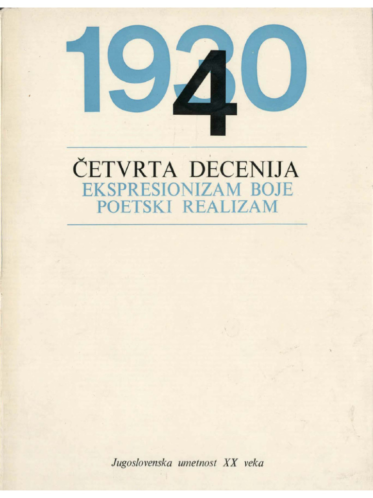 Cetvrta Decenija, MSU | PDF