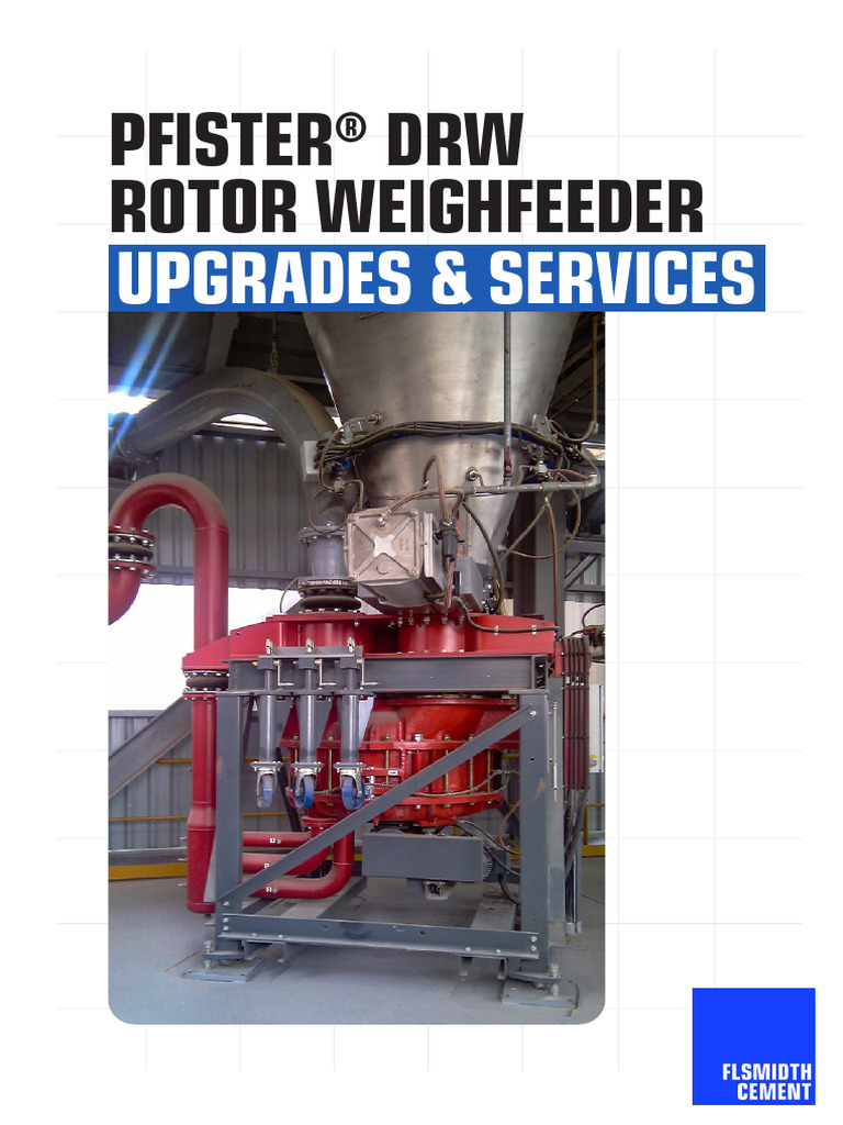 PFISTER DRW Weighfeeder Upgrades Guide | PDF | Wear | Cement