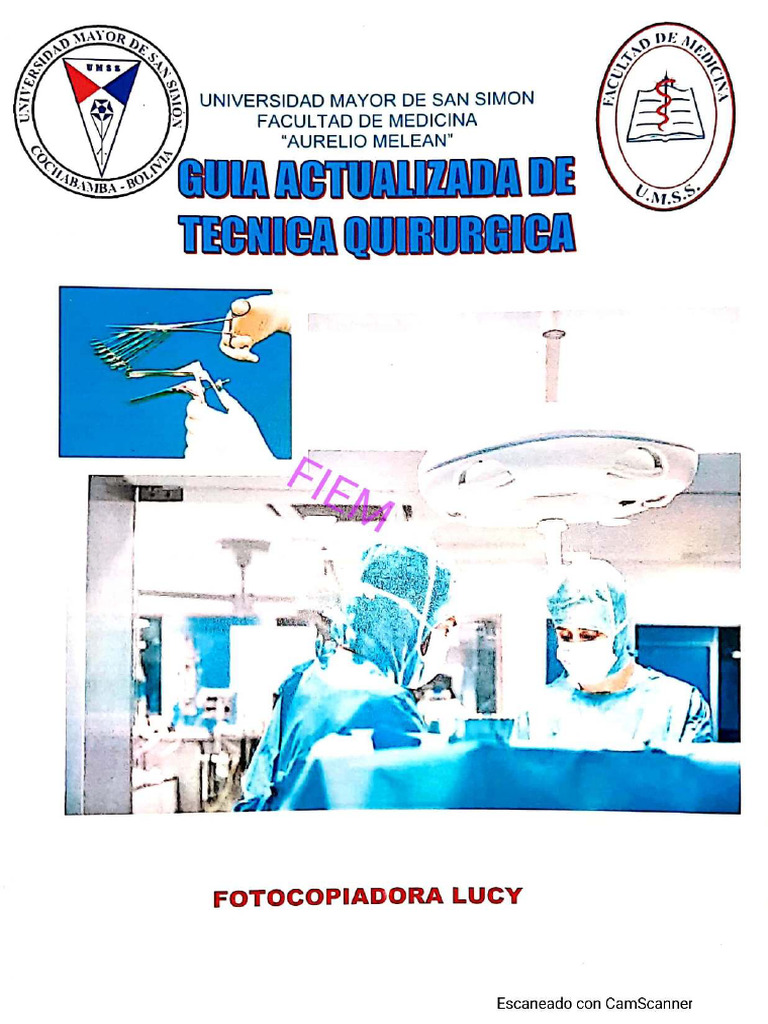 Guia Tecnica Quirurgica Umss | PDF