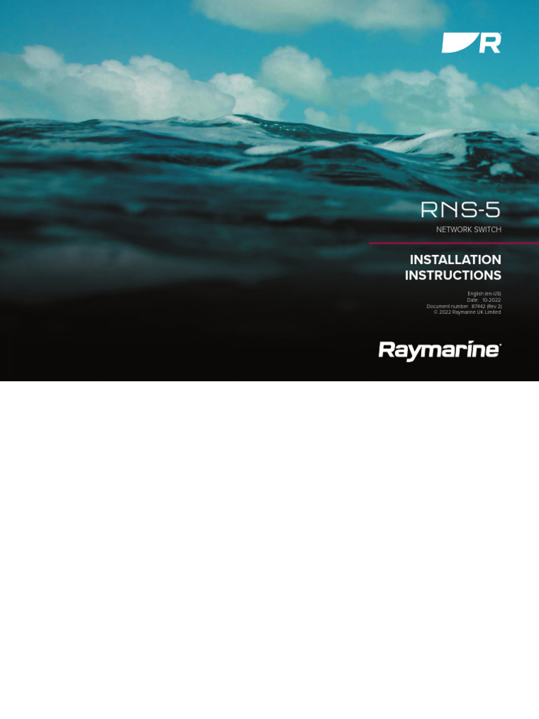 RNS-5 Network Switch Installation Guide | PDF | Electromagnetic ...