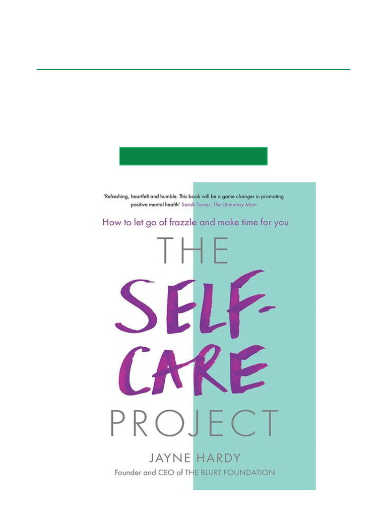 Self-Care Project: Find Your Time | PDF