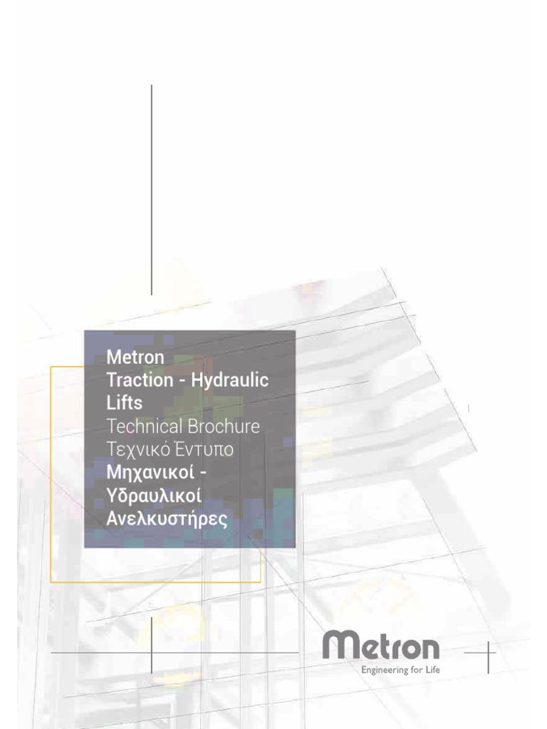 METRON-Hydraulics Brochure 2023_ | PDF | Elevator | Manufactured Goods