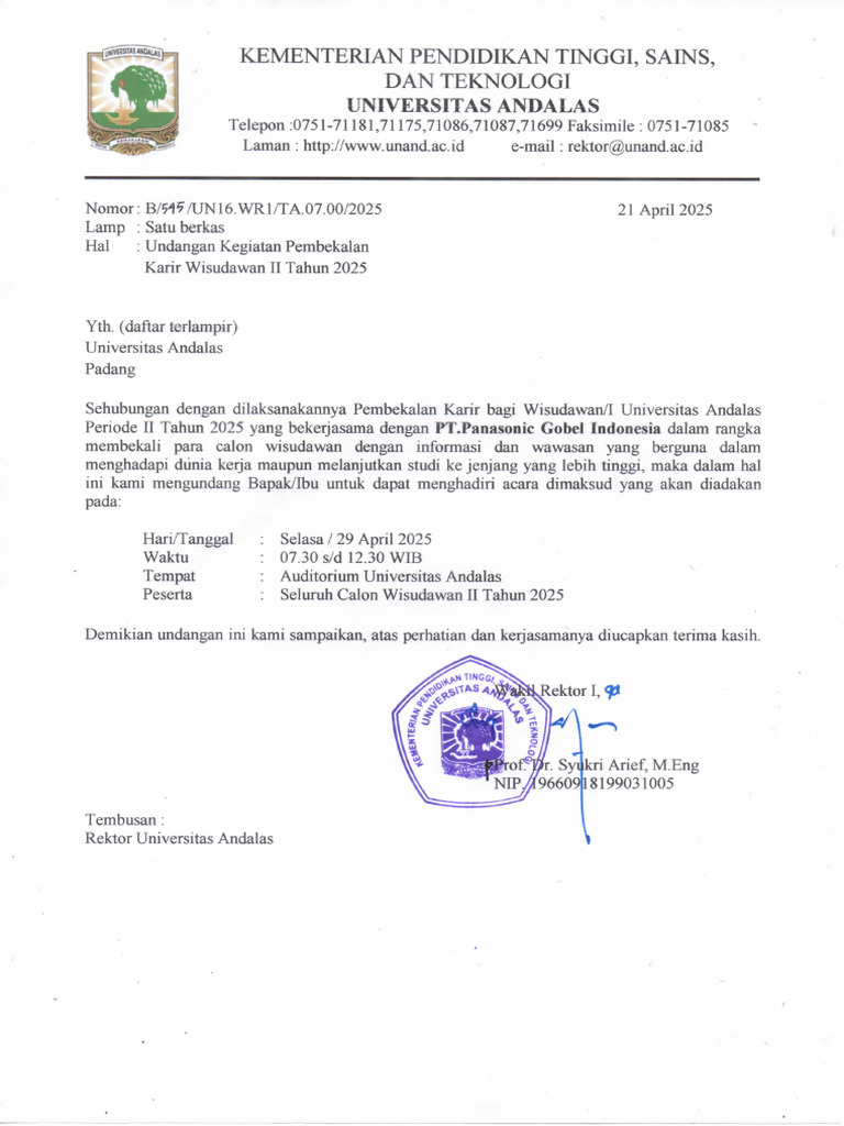 Pembekalan Wisudawan 2025 IV | PDF