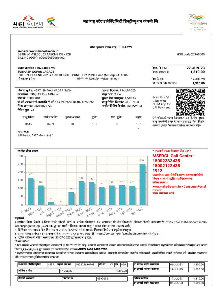 LT E-Bill-jun23 | PDF