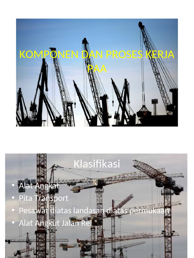 Komponen Dan Proses Kerja Paa | PDF