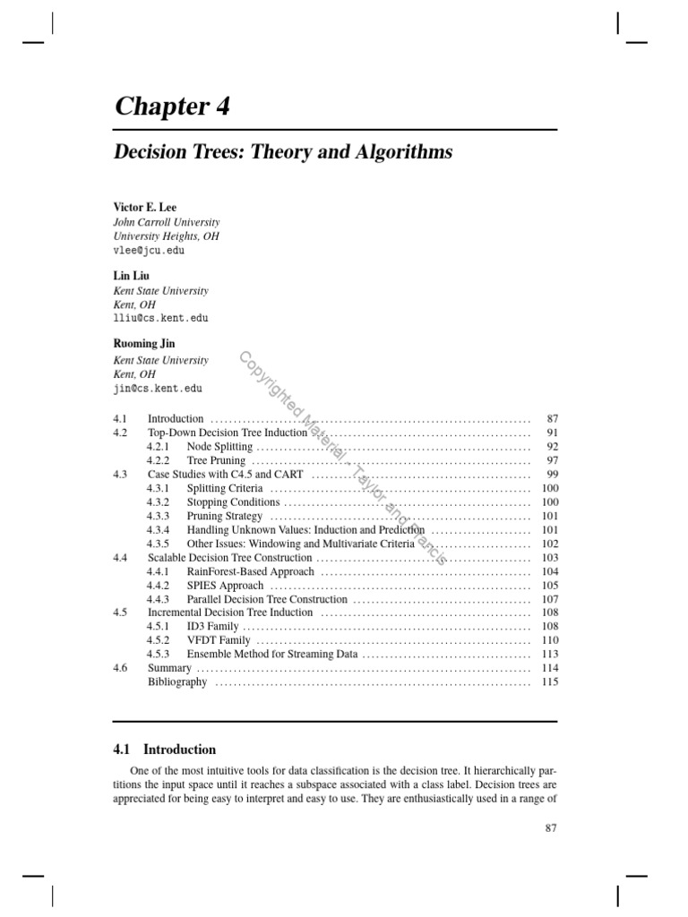 Decision Trees | PDF | Statistical Classification | Applied Mathematics