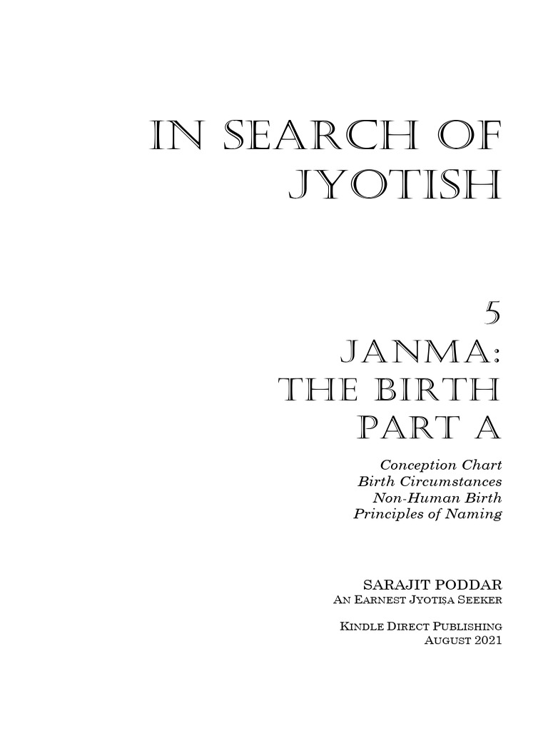 Jyotish: Understanding Birth and Karma | PDF | Fertilisation | Hindu ...