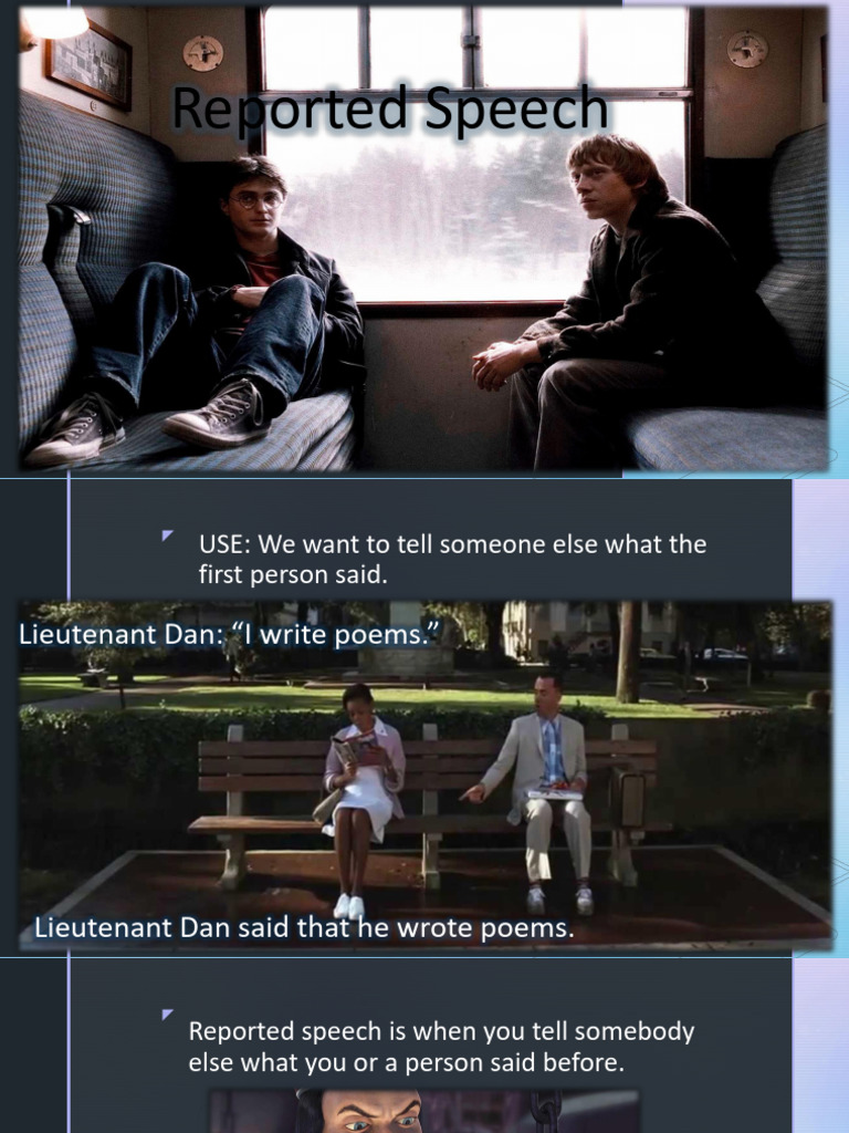 Reported Speech_Intensive | PDF | Linguistics | Semantic Units