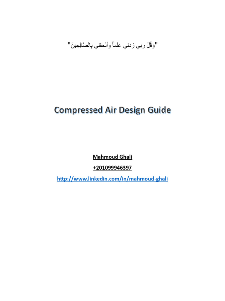 Compressed Air System | PDF