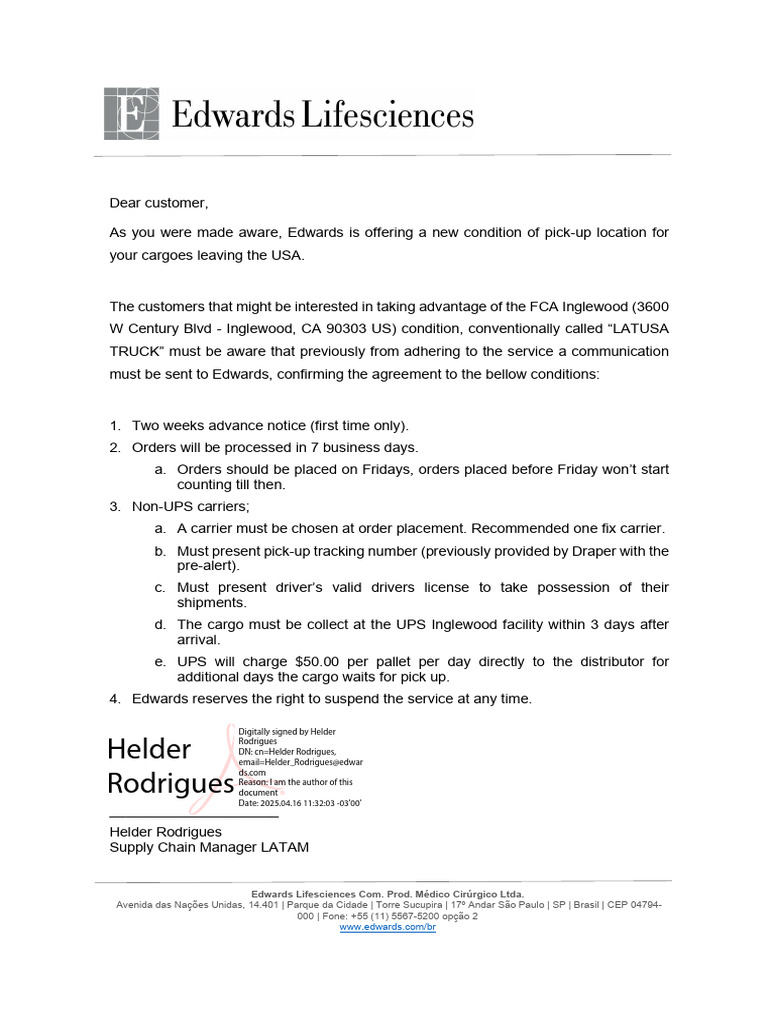 Latusa Truck 2025-04-16 | PDF