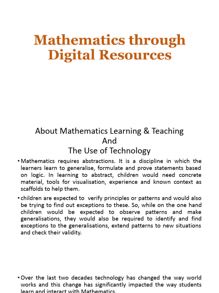 Materi Multimedia Pendidikan Matematika S2 1 English | PDF ...