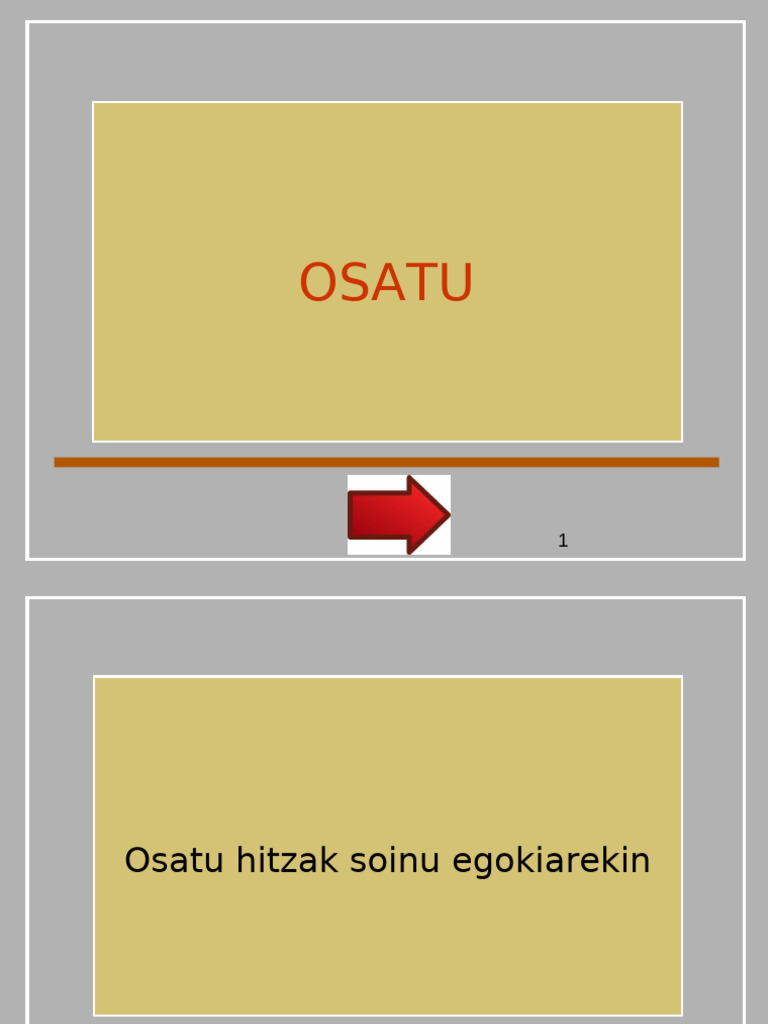 Osatu Ariketak | PDF