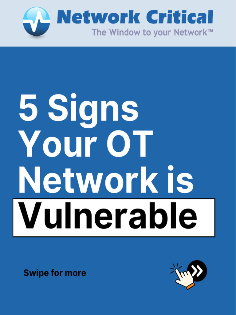 5 Signs Your OT Network Is Vulnerable | PDF