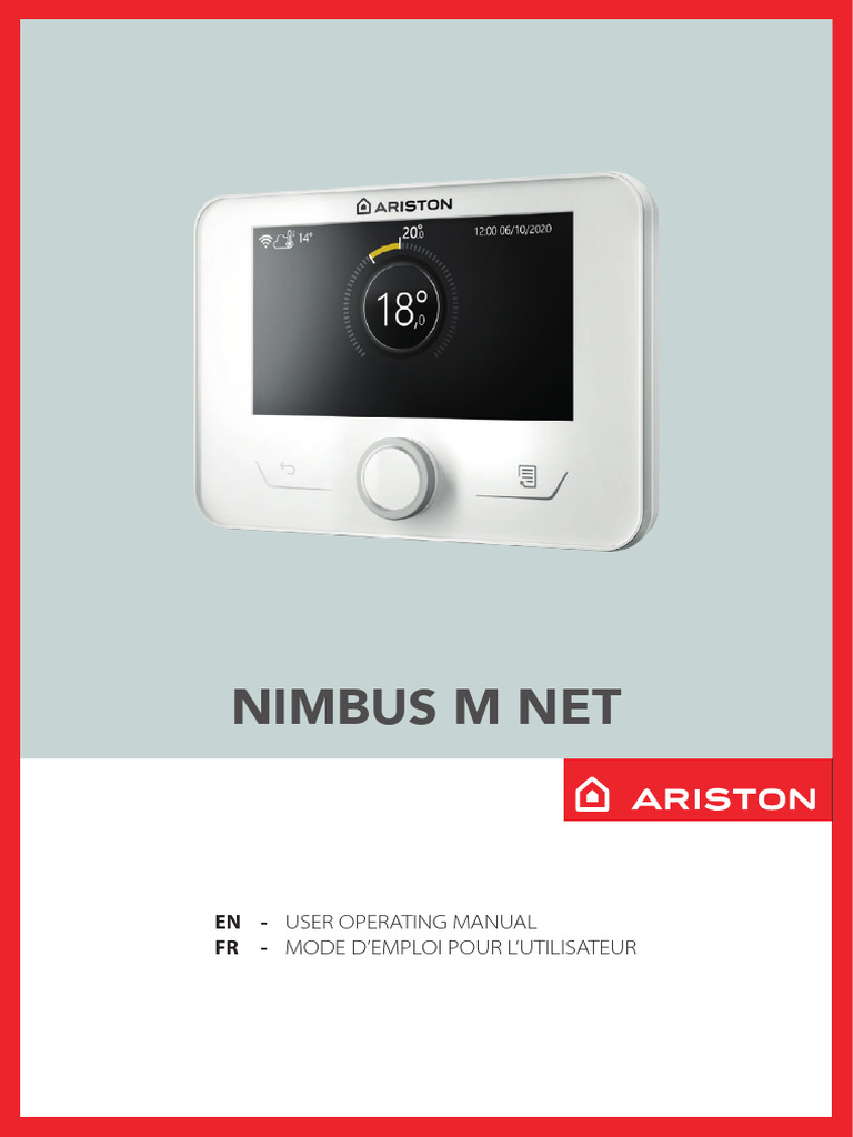 Ariston Control | PDF | Water Heating | Menu (Computing)