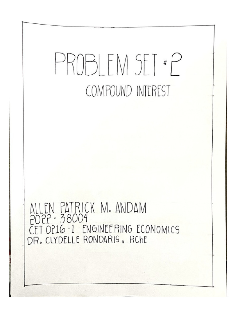 Problem Set2-Andam | PDF