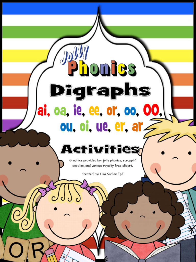 Jolly Phonics Di Graphs Worksheets and Activities | PDF