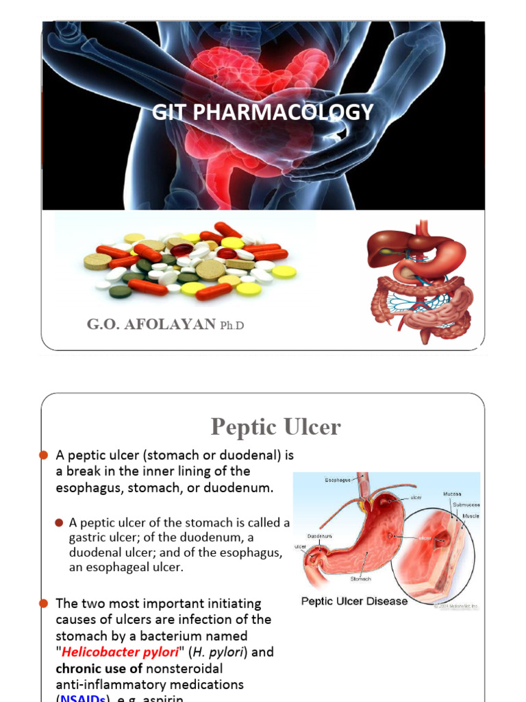 GIT Acidity and Antiemetics PDF | PDF | Stomach | Drugs