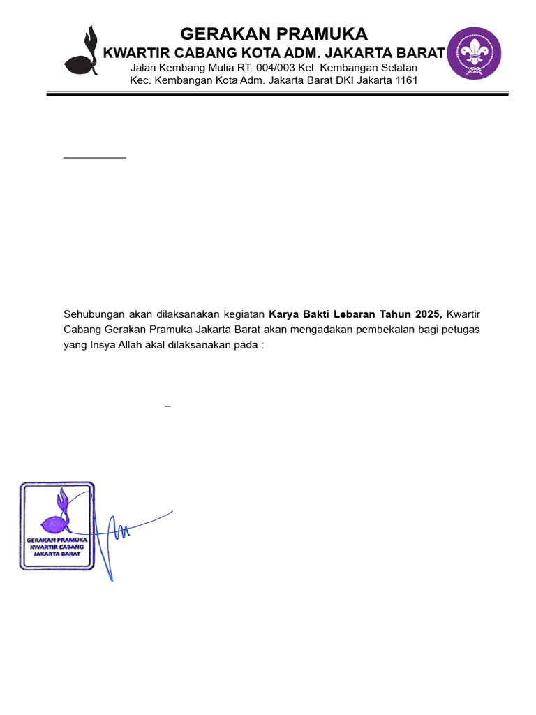 Undangan KBL-1 | PDF