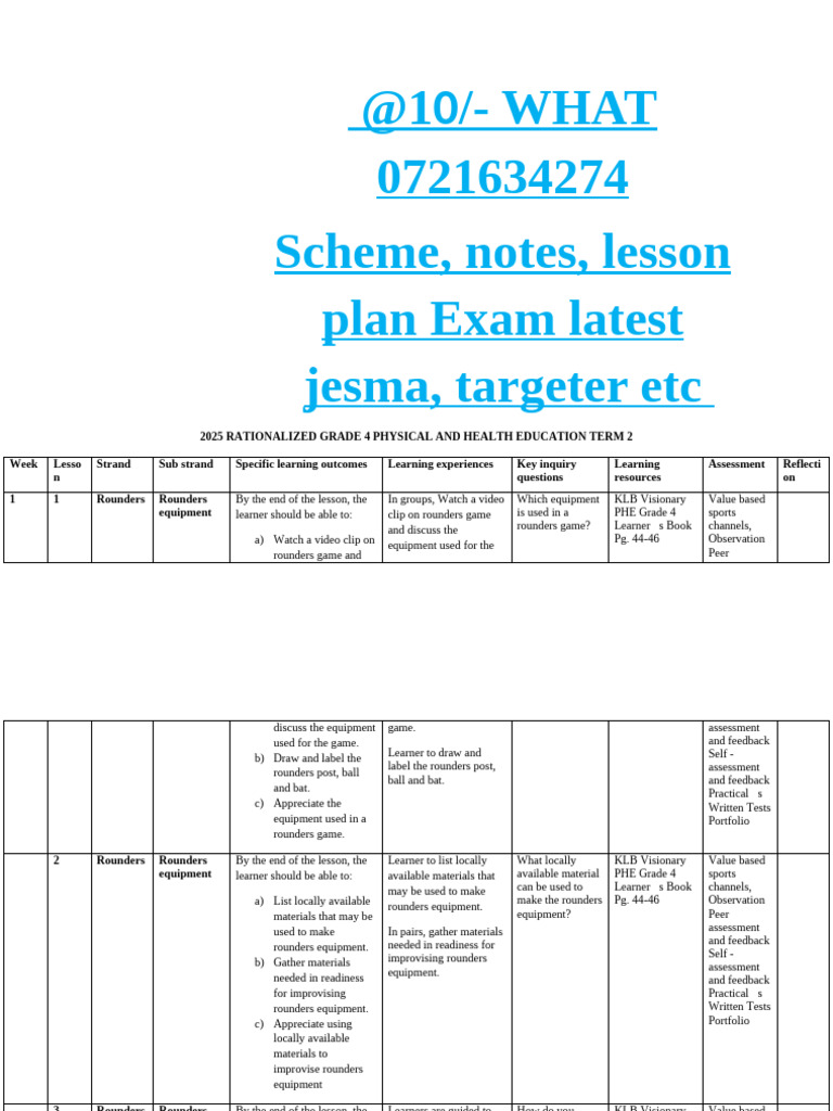 Term2.gr-4-Phe-Physical-Health-Education-Schemes-Of-Work-Term-2 | PDF ...