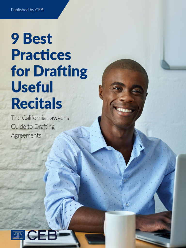 9 Best Practices for Drafting Userful Recitals | PDF | License | Lawyer