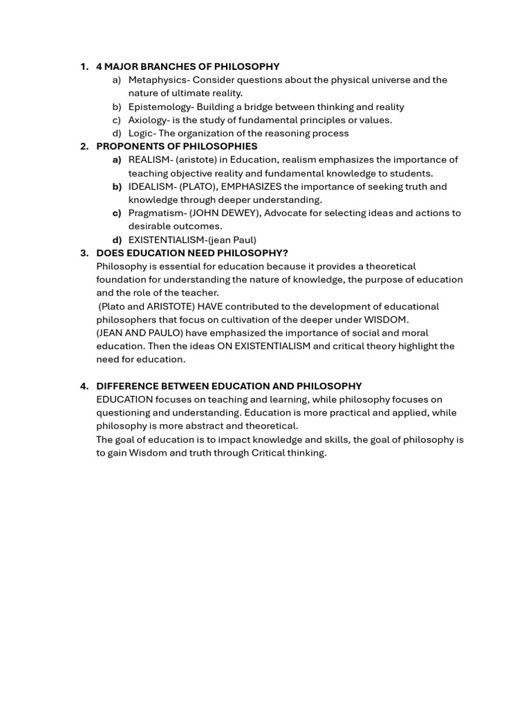 Philosophy 2 | PDF
