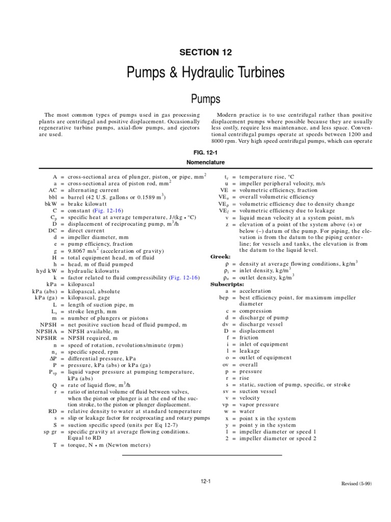 GPSA m12 Pump | PDF | Pump | Pressure