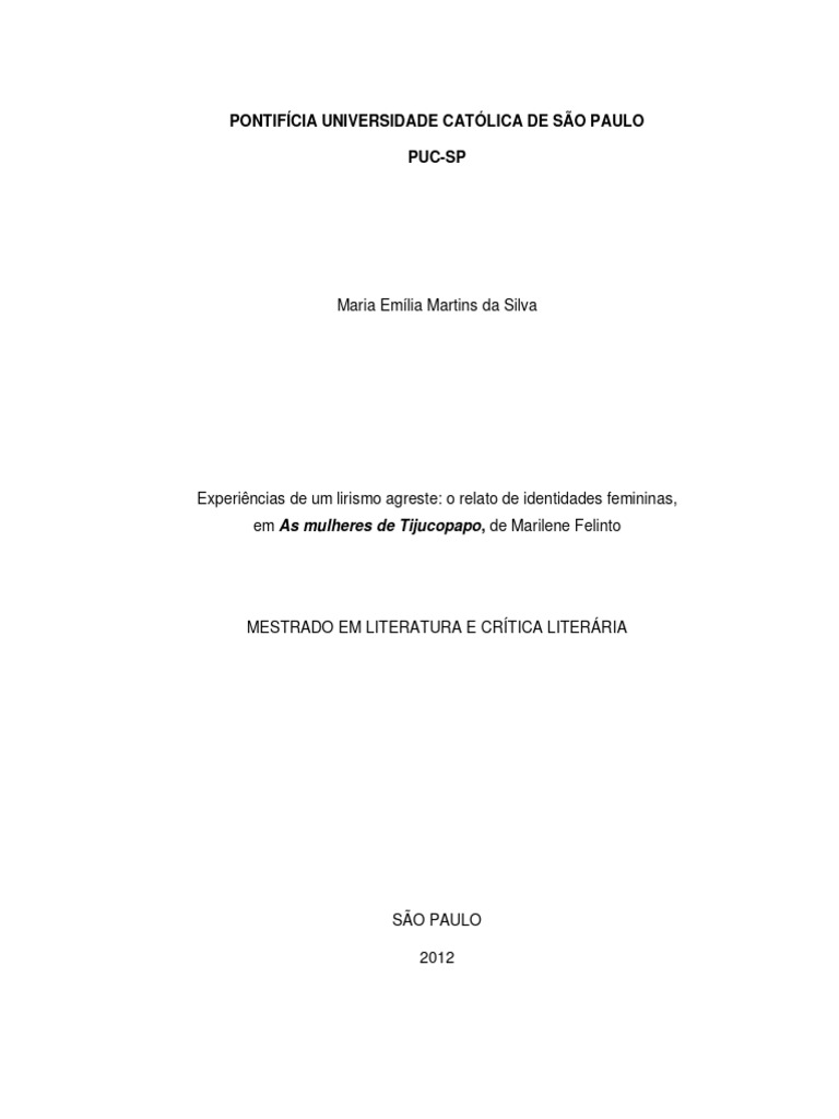 Maria Emilia Martins Da Silva | PDF | Discurso | Amazonas