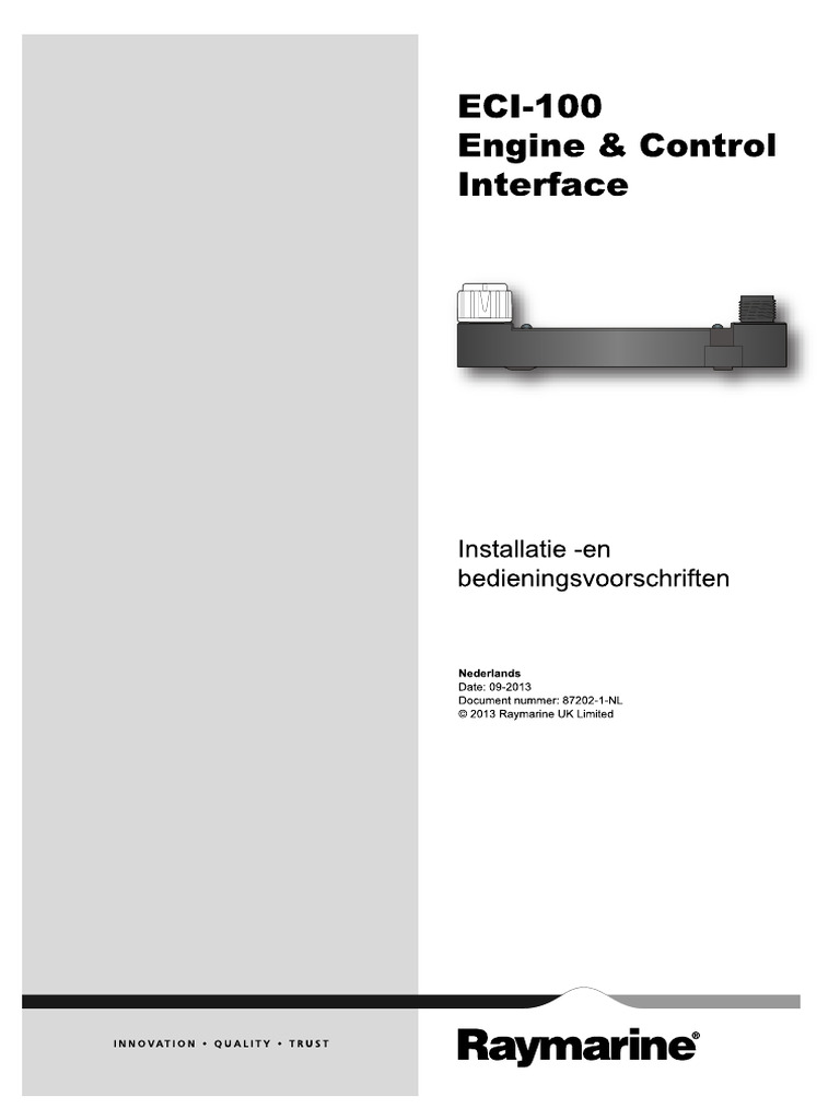 ECI-100 Installatievoorschriften 87202-1-NL | PDF