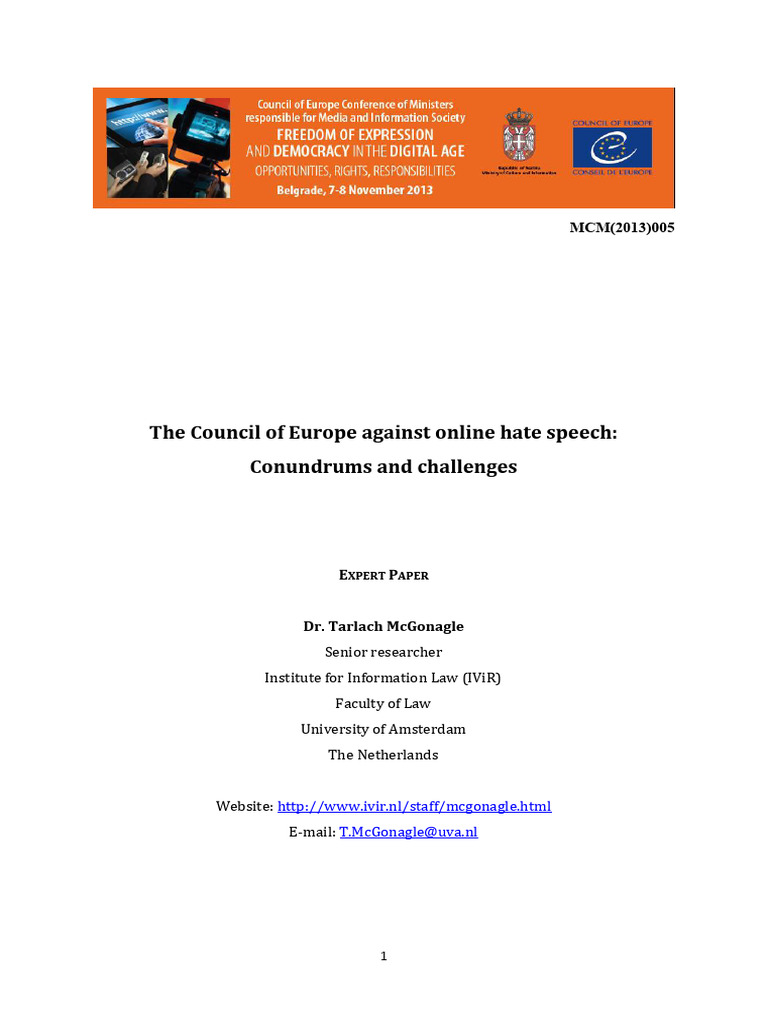 Expert Paper Hate Speech | PDF | Hatred | Hate Speech