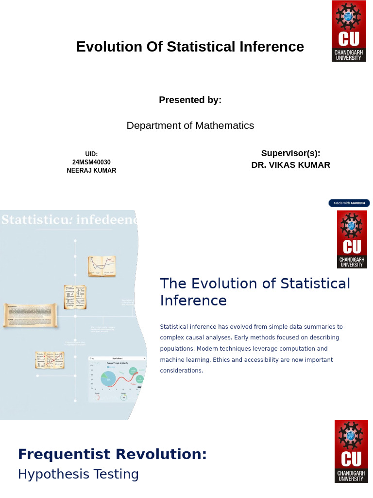 The Evolution of Statistical Inference | PDF | Statistical Inference | Statistics