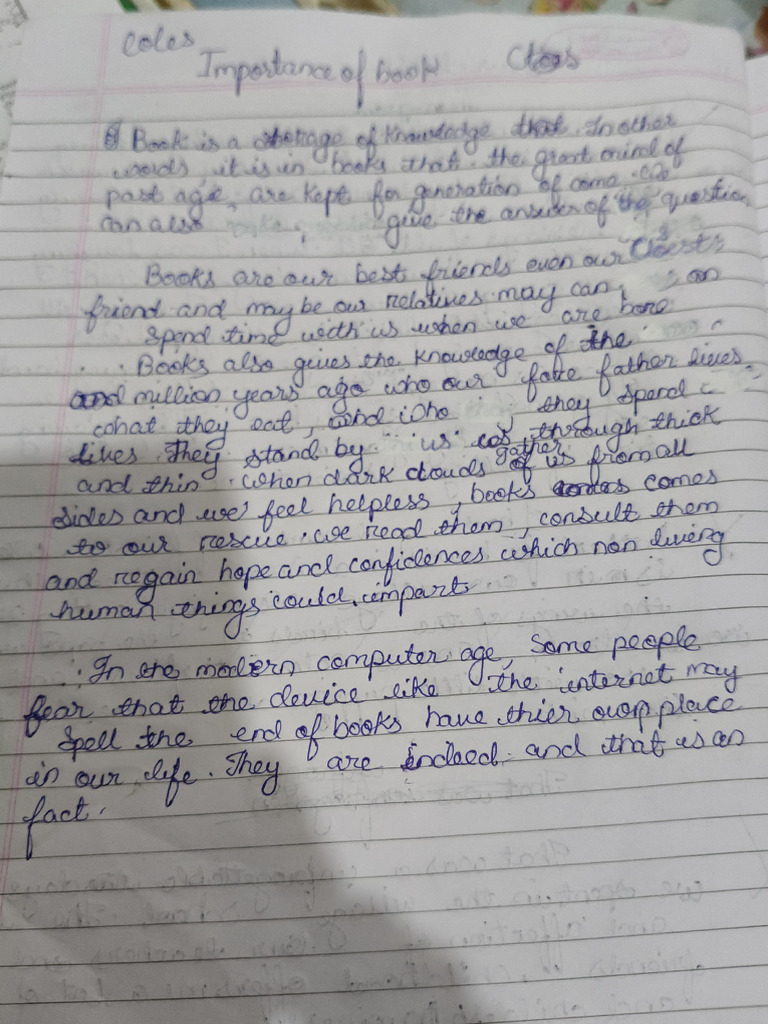 Importance of Book Essay | PDF