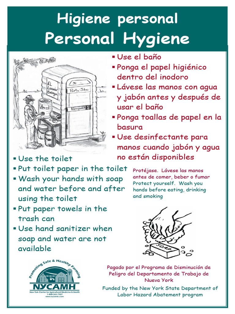 Personal Higiene Big Spanish English Edit | PDF