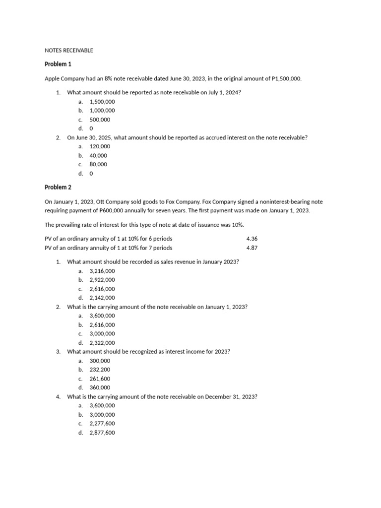 NOTES-RECEIVABLE | PDF