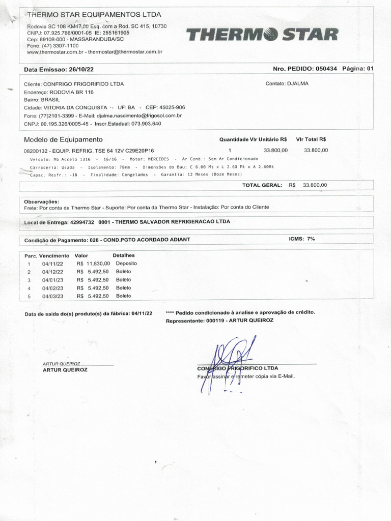 Thermo Star Equipamentos Ltda..... | PDF