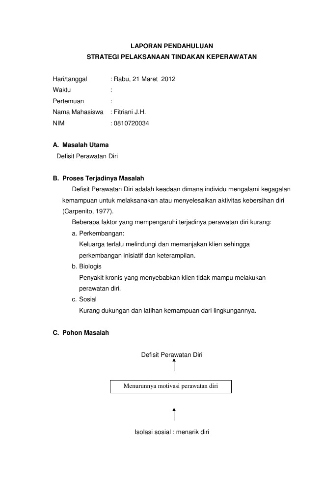 (CS 2) LP-SP DPD Jiwa | PDF | Pengembangan Diri | Kesehatan Holistik