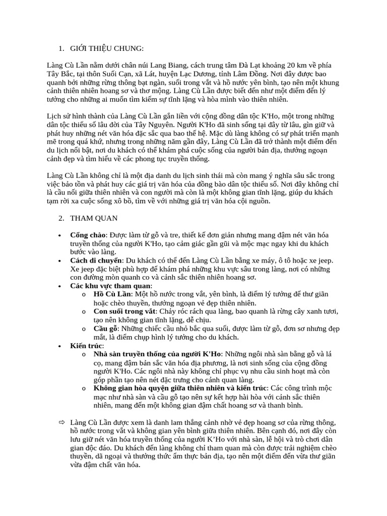 CÙ LẦN HDTN | PDF