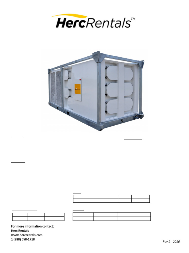 2016-HERC-CAPS-60 Ton Hybrid HVAC Unit-R2 | PDF | Heat Exchanger | Switch