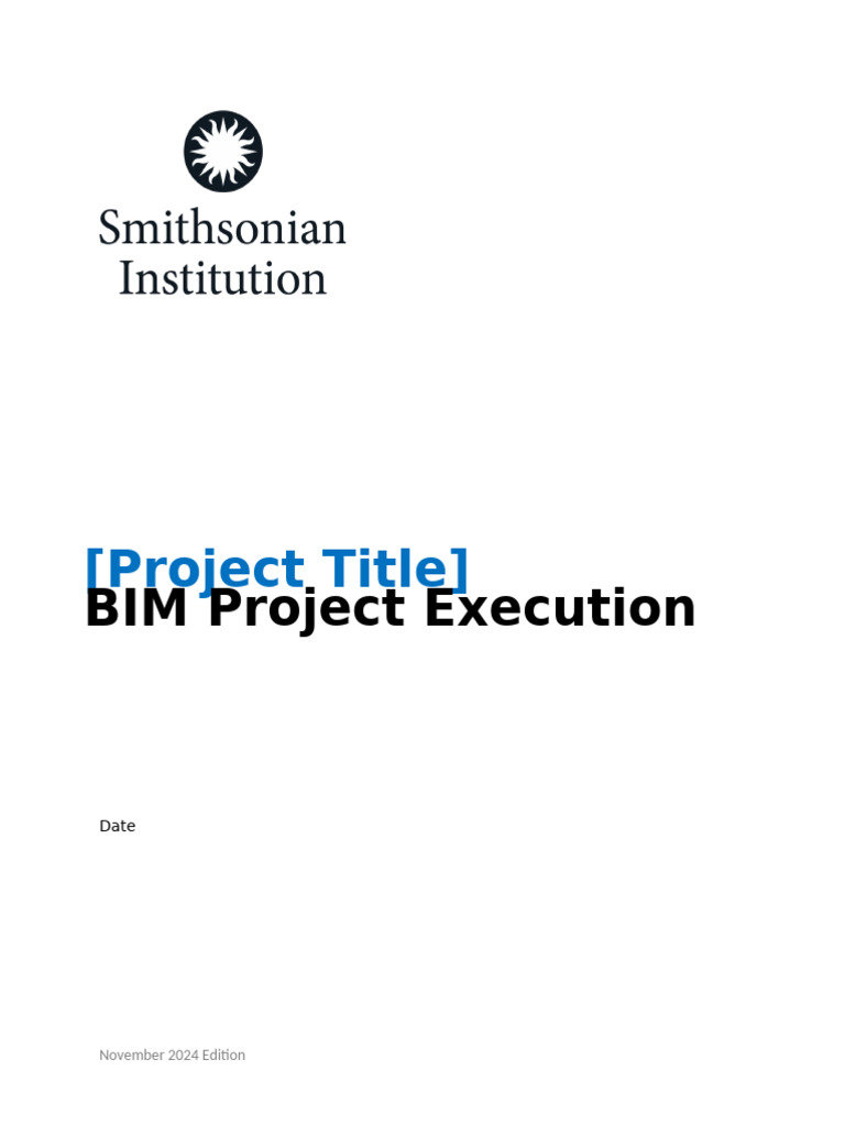 OPDC BIM Project Exection Plan Template Nov2024 | PDF | Building ...