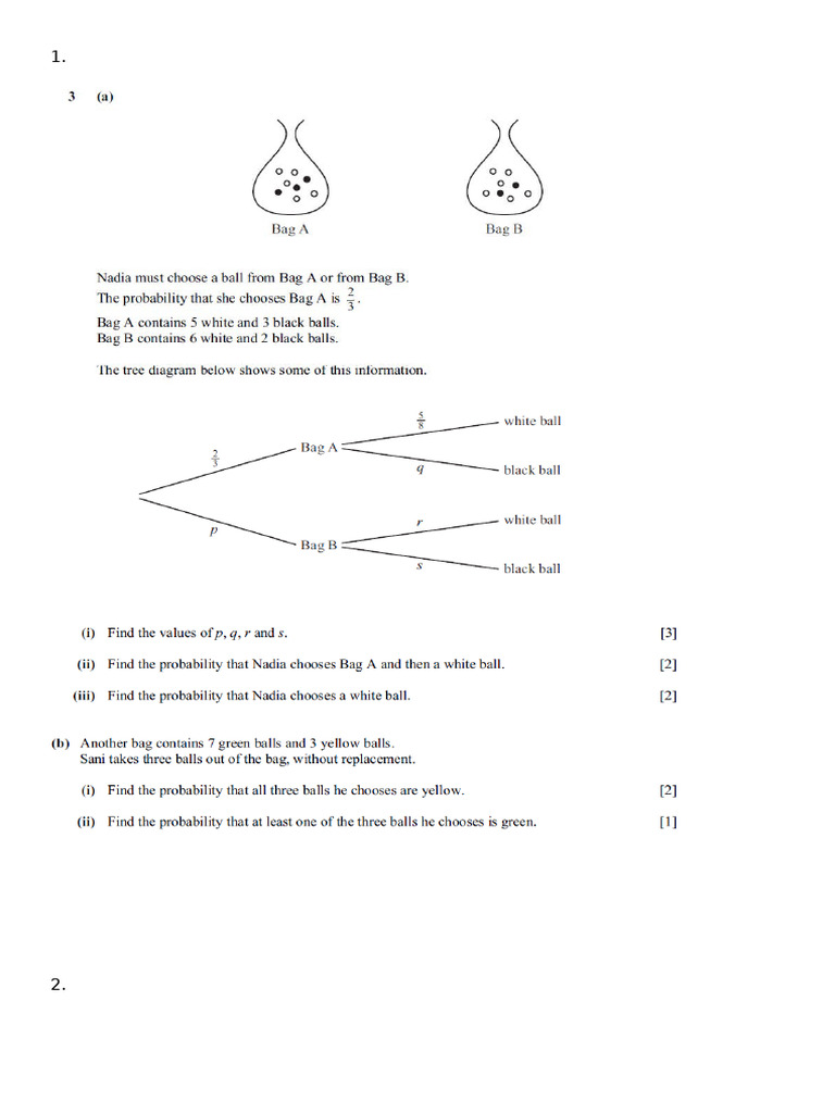 Probability WS | PDF