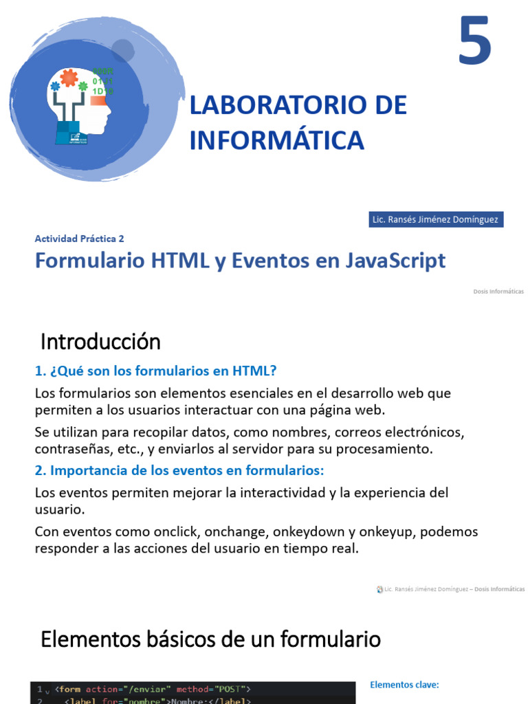 Laboratorio de Informatica CLASE 5 | PDF | Script Java | Ingeniería de software